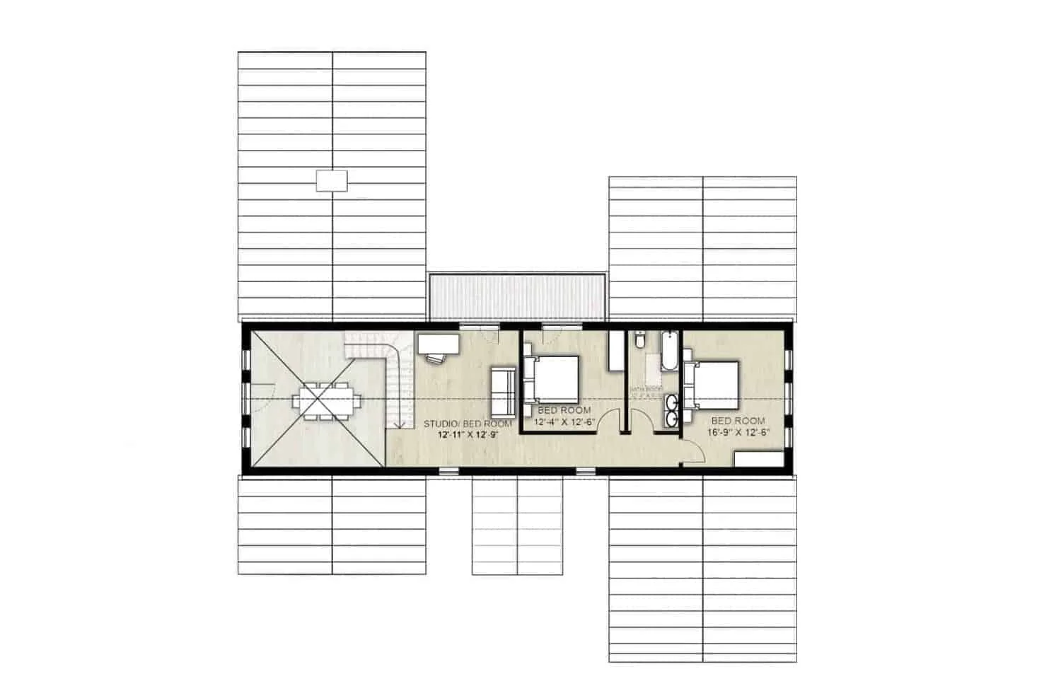 Truoba Class 216 Modern Farmhouse Plans | Truoba Plan 924-5