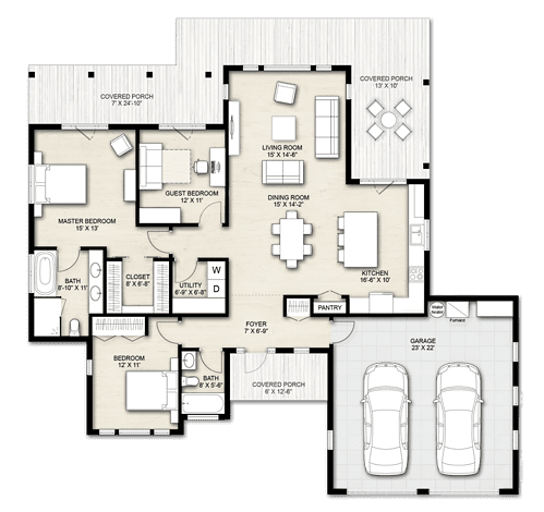 Mid Century Modern House Plans - Created By The Architects