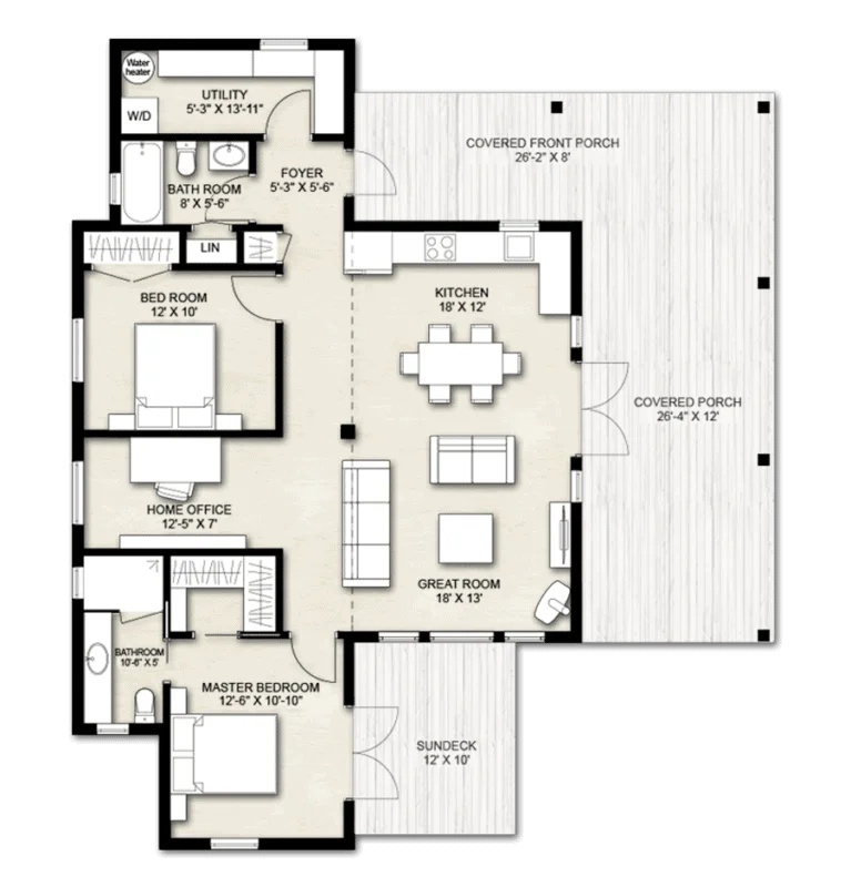 Beachfront House Floor Plan Beach And Coastal House Plans From Coastal
