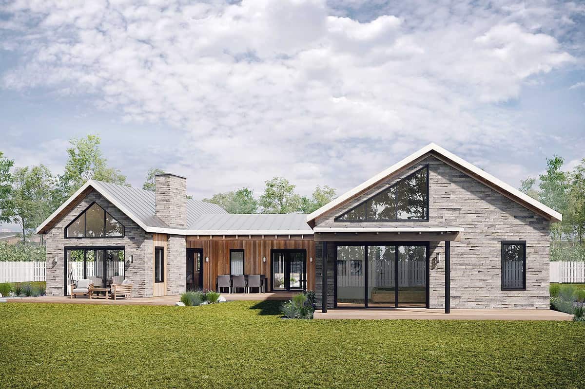 Truoba 821 | 3 Bedroom Modern House Plan