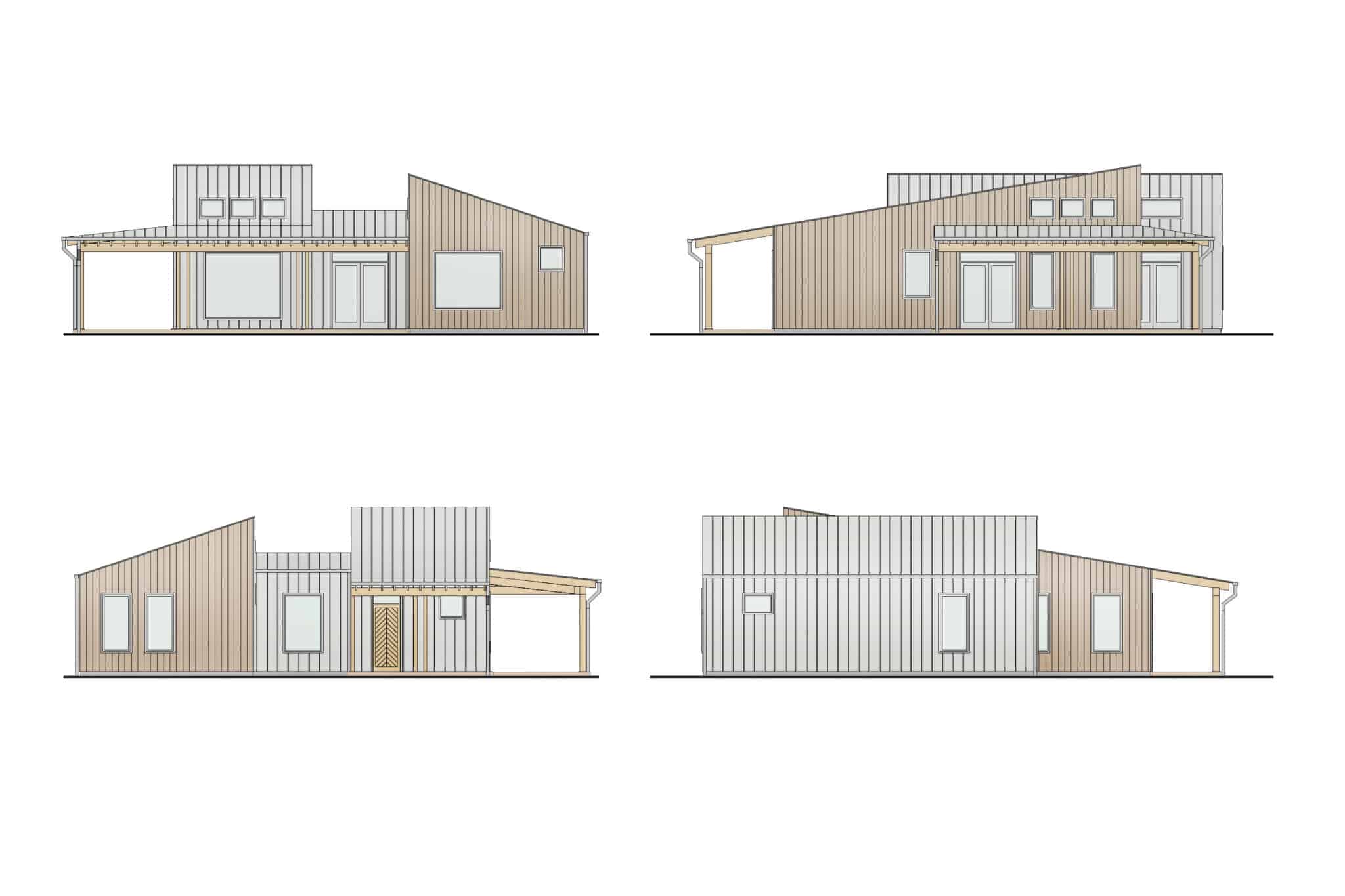 Truoba Mini 522 Modern Cabin House Plan