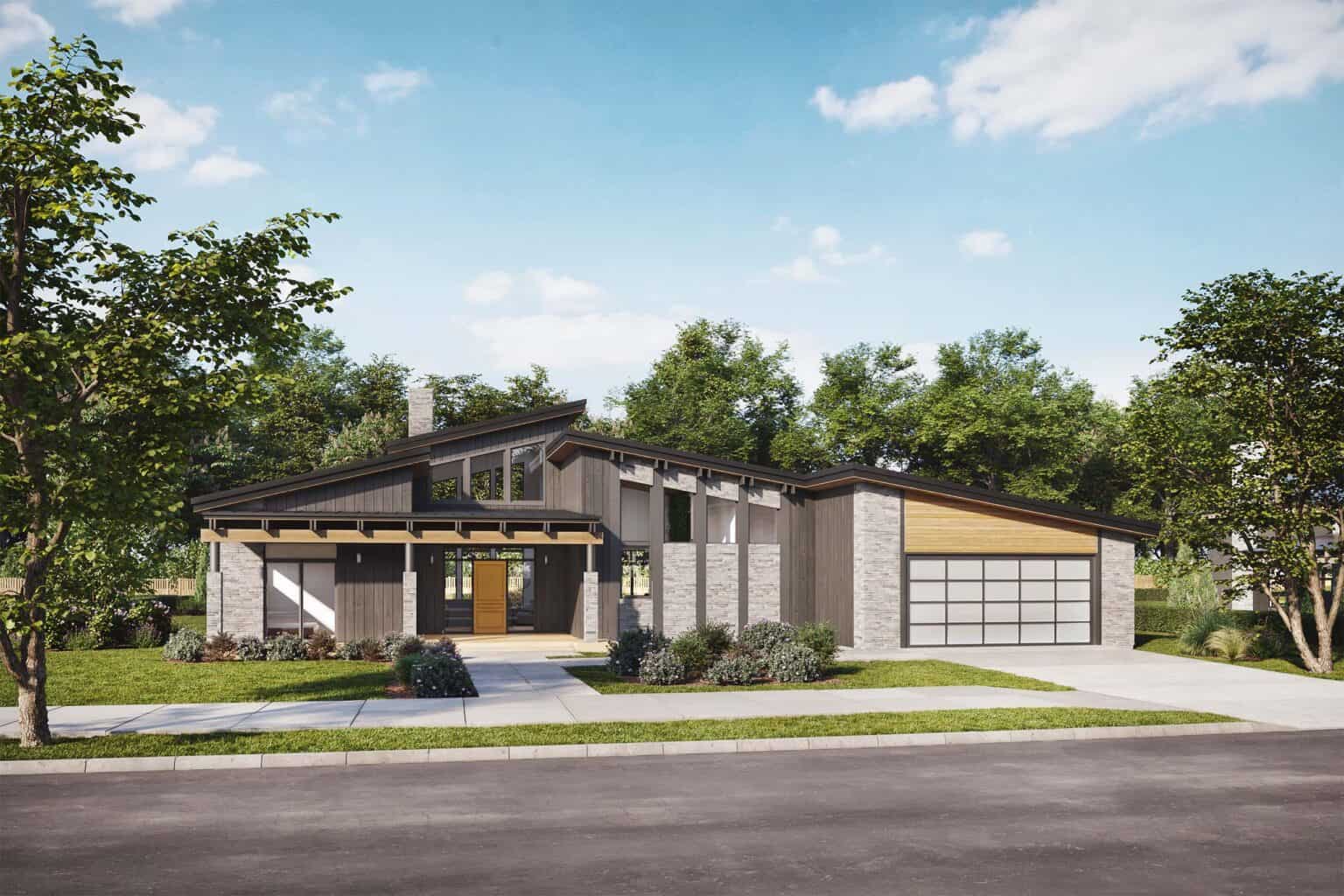 3 Bedroom House Plans - Truoba Houses For Modern Families