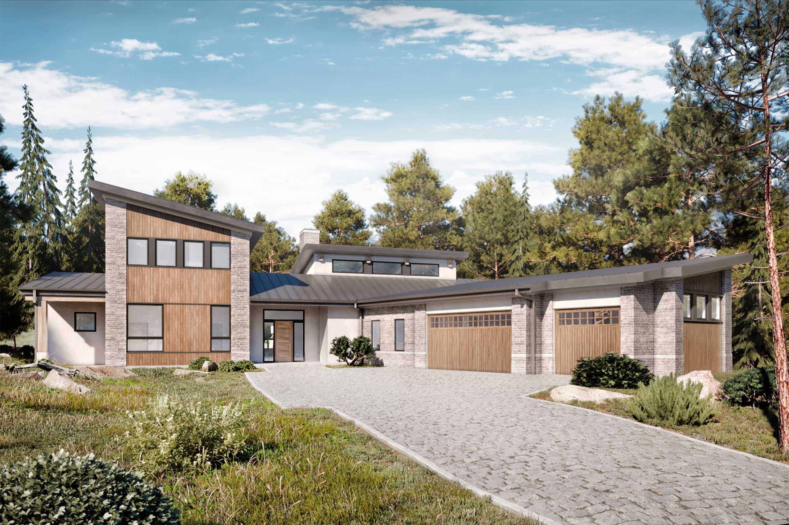 4 Bedroom House Plans - Truoba Architect