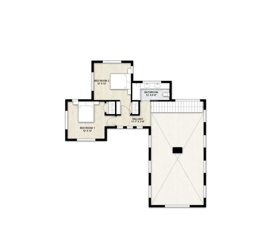 Truoba Class 1322 | 4 Bedroom Modern House Plan