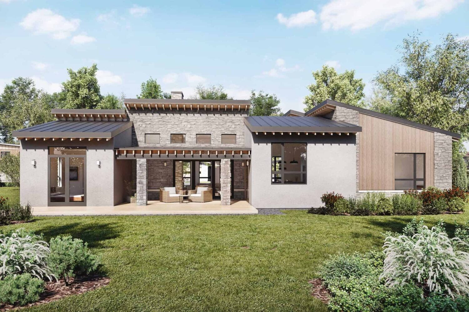 1100 Sq Ft House Plans | Two Bedroom House Plan - Truoba