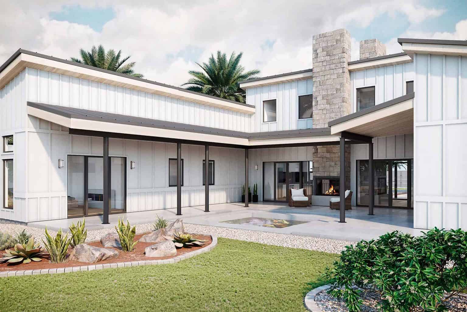 Small Modern Farmhouse Exterior Design - Truoba