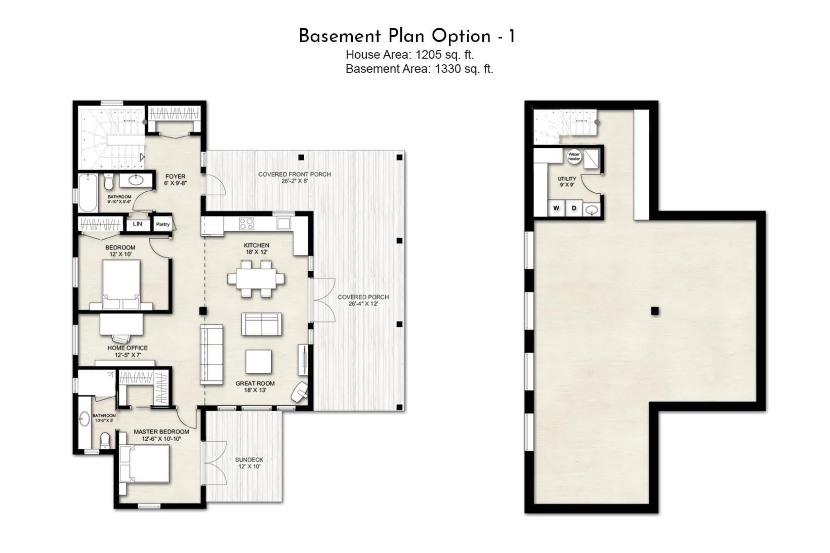 Sloped Lot House Plans Walkout Basement