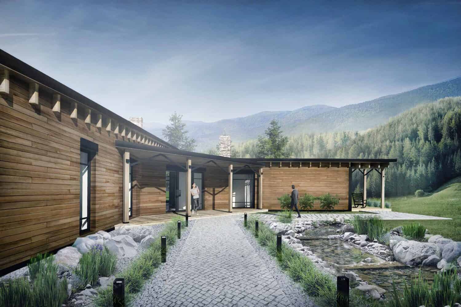 Approaches to Building a Modern Mountain House - Truoba