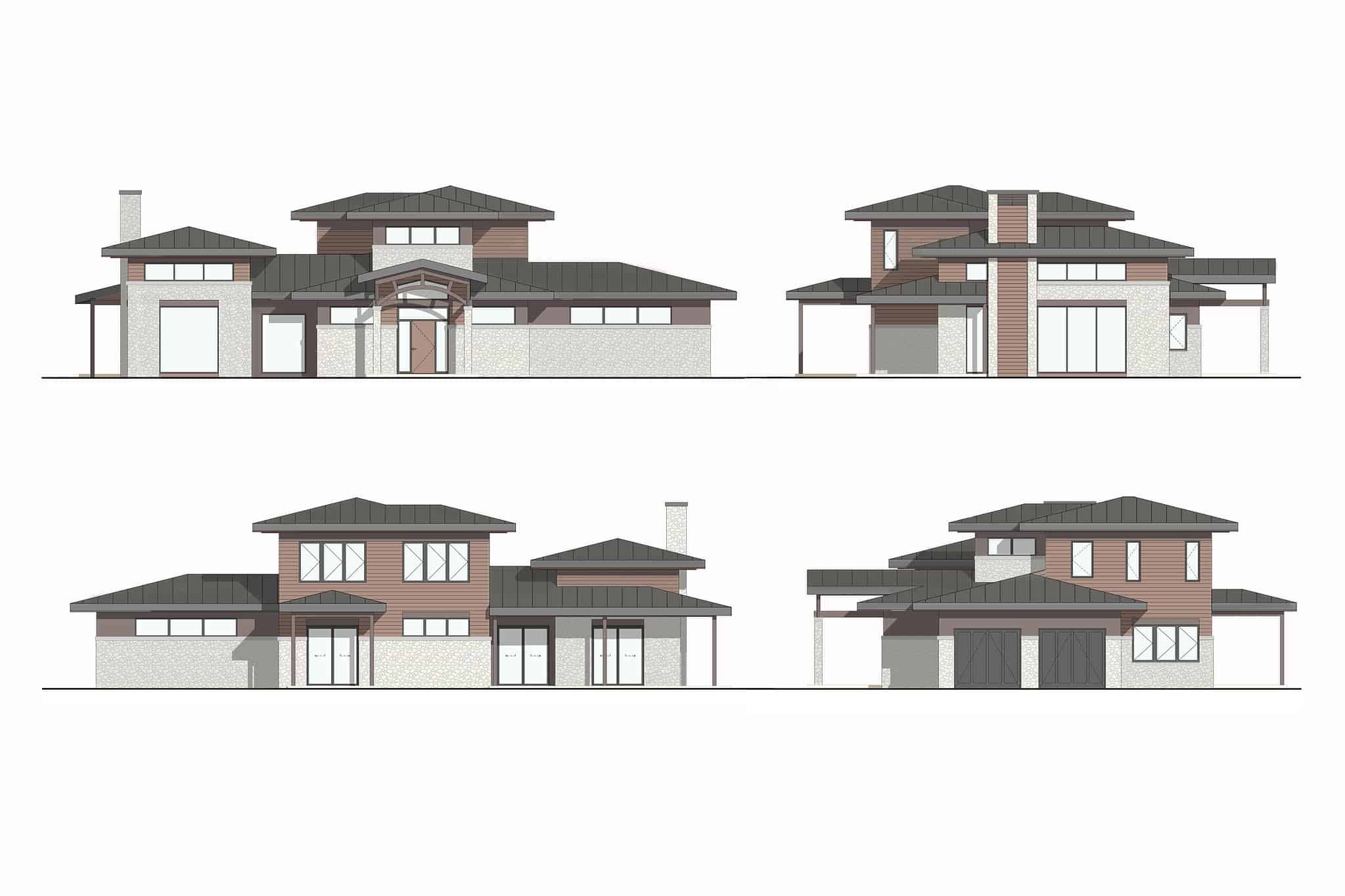 Truoba Class 223 | 3 Bedroom Contemporary House Plan