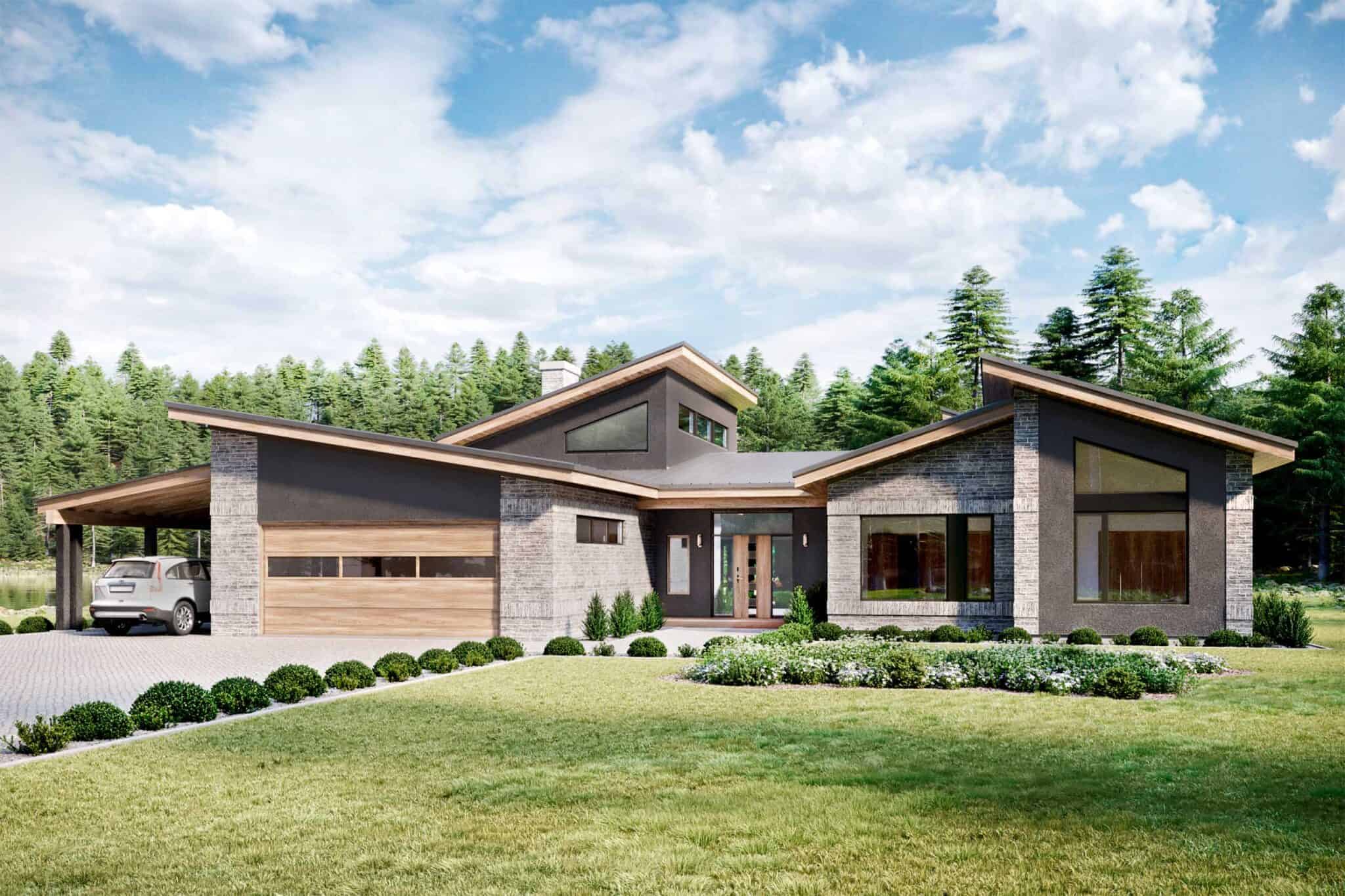 Achieving the Perfect Balance of Style in a Modern Lake House