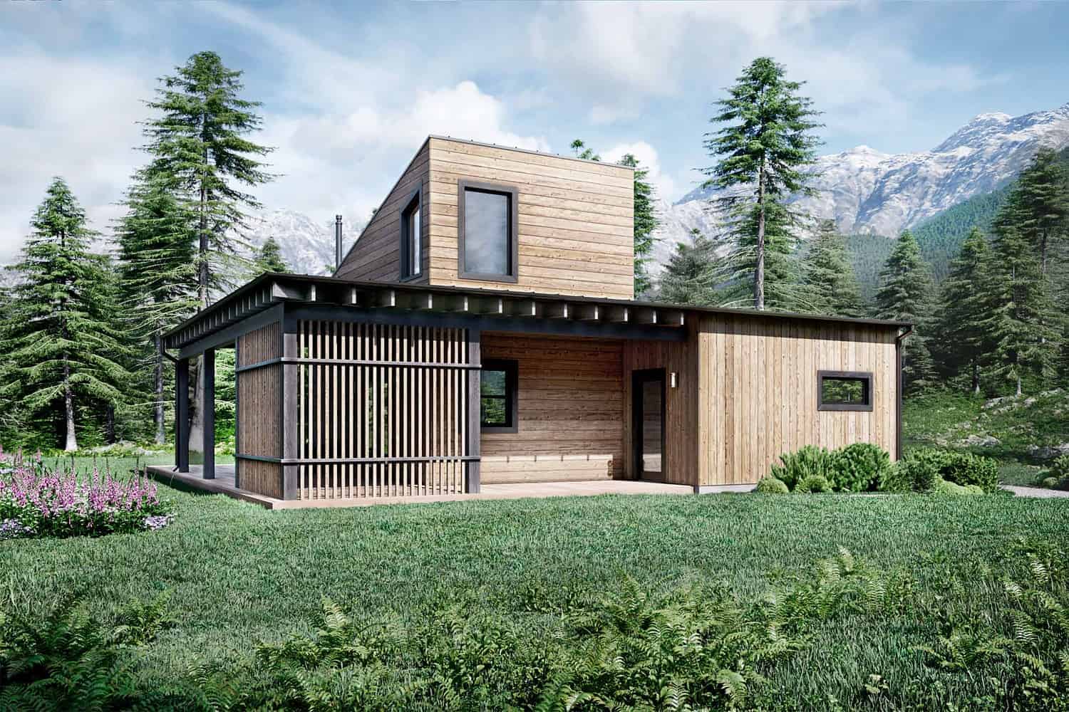 Approaches to Building a Modern Mountain House - Truoba