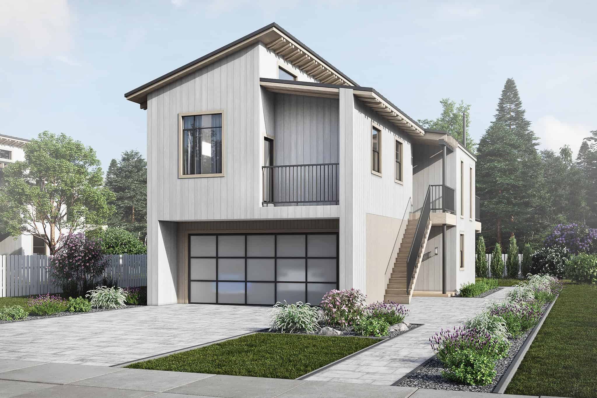 Truoba 722 Mid-Century House Plan