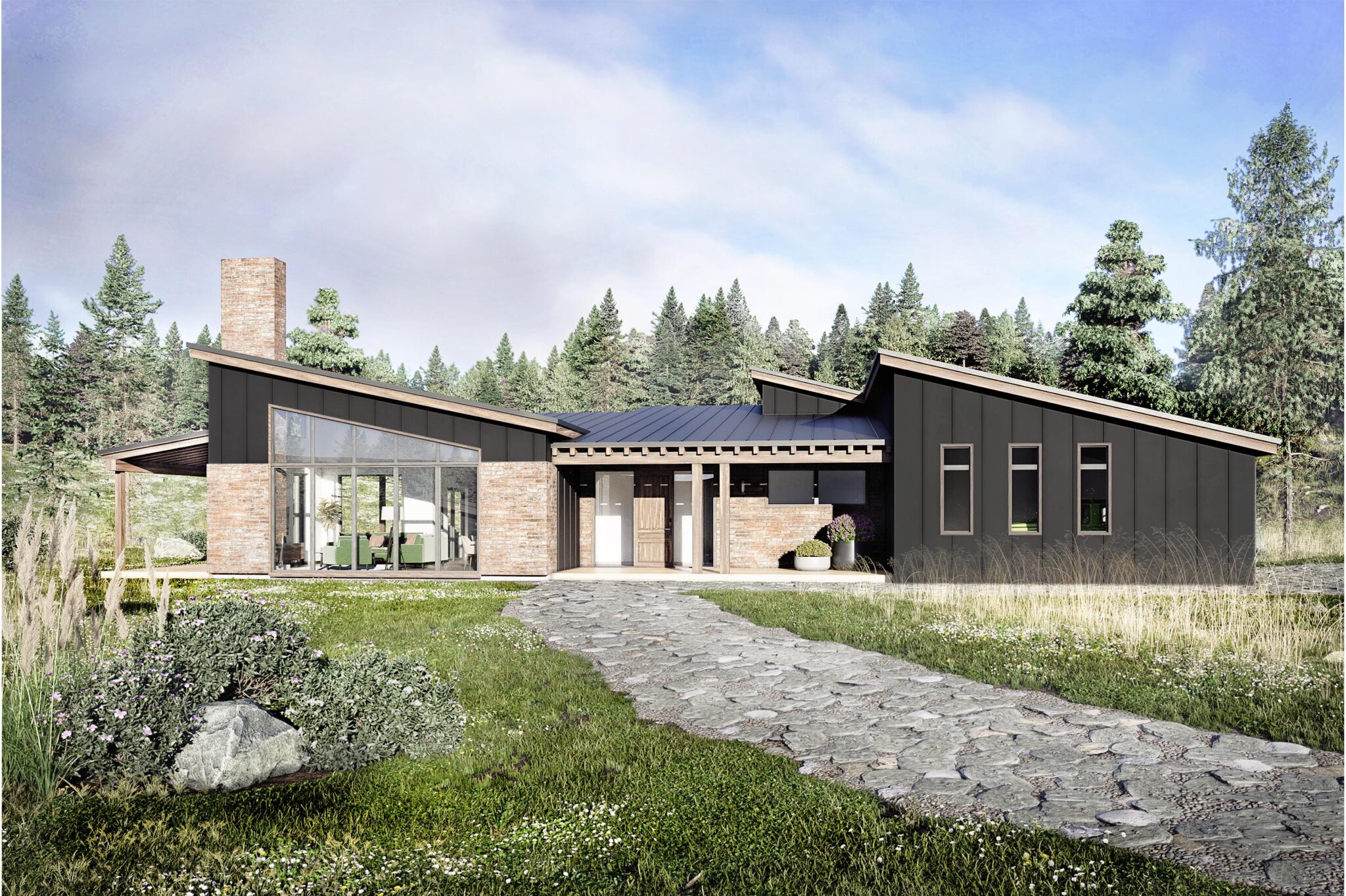 3 Bedroom House Plans - Truoba Houses For Modern Families