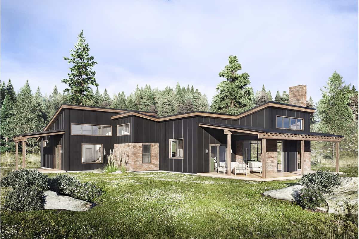 Truoba Mini 615 Modern House Plan | Truoba Plan 924-3