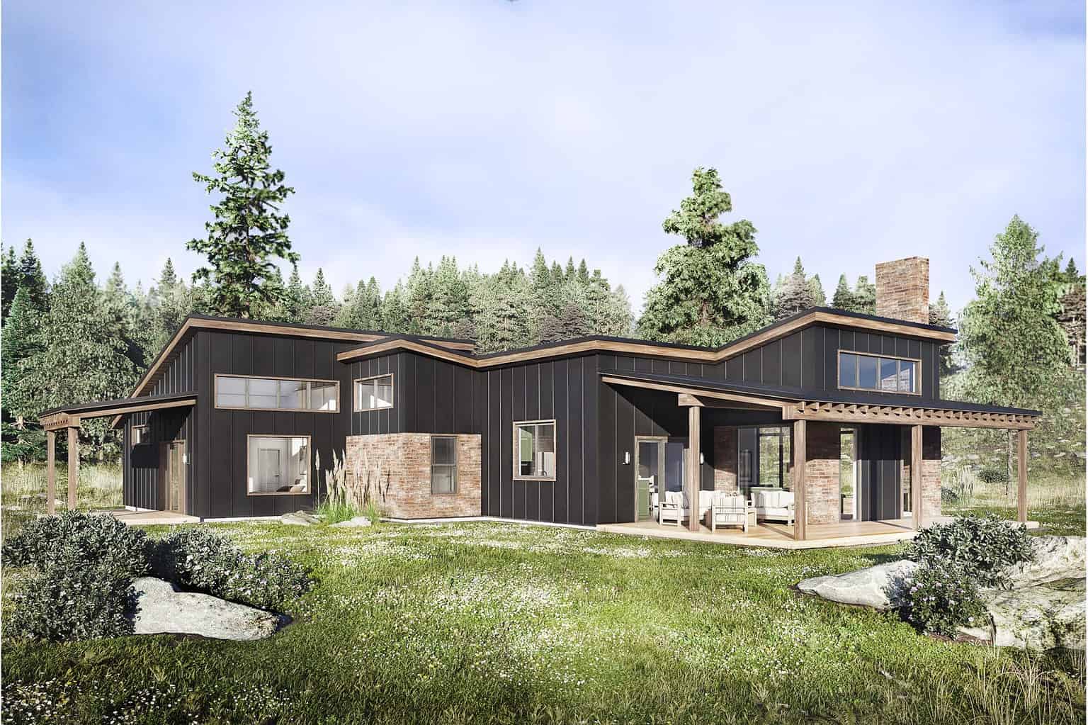 3 Bedroom House Plans - Truoba Houses For Modern Families